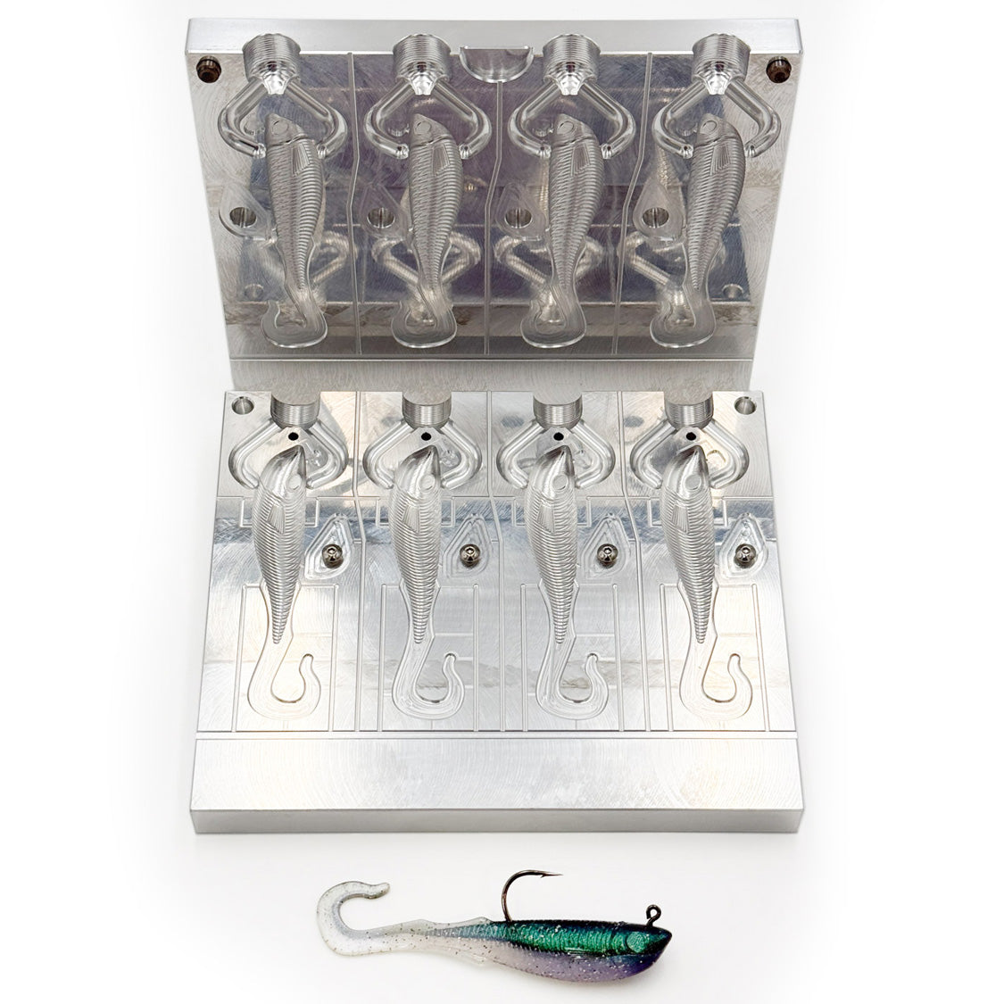 4.6in Fin Swim Hand Injection Mold - Epic Internal System – Epic Bait Molds