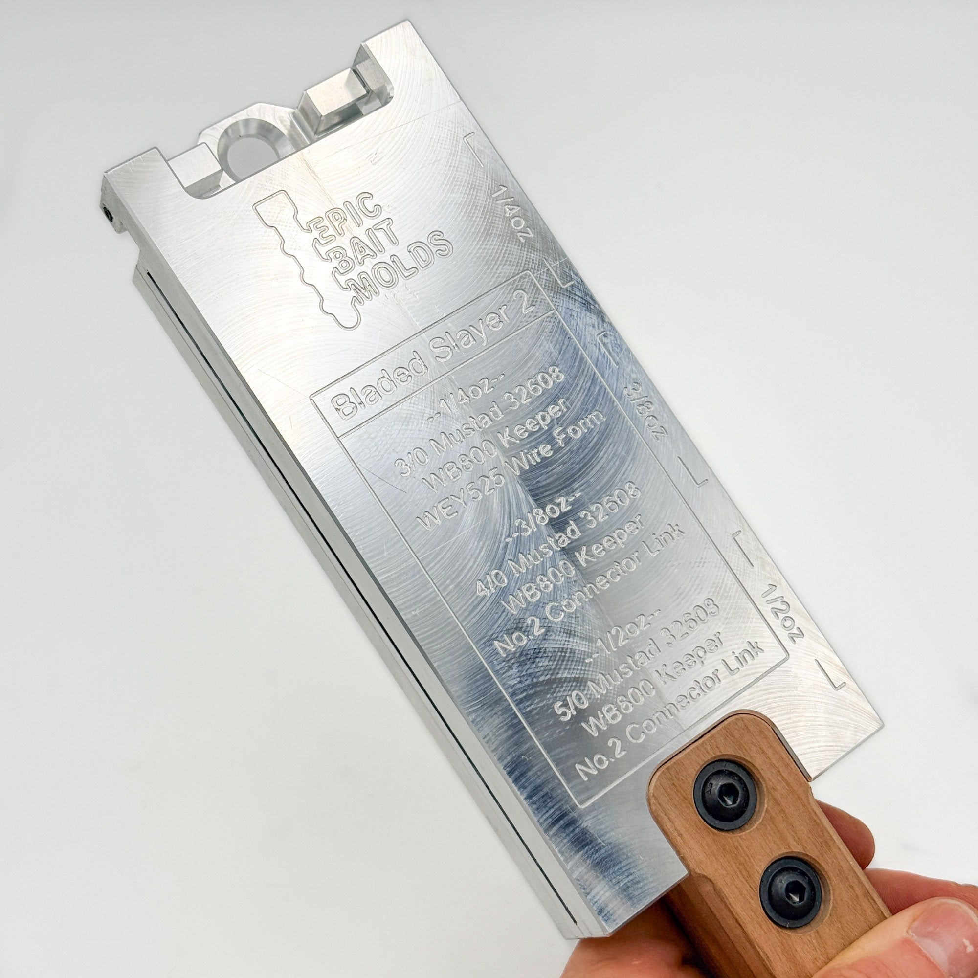 Bladed Slayer 2 Lead Mold – Epic Bait Molds